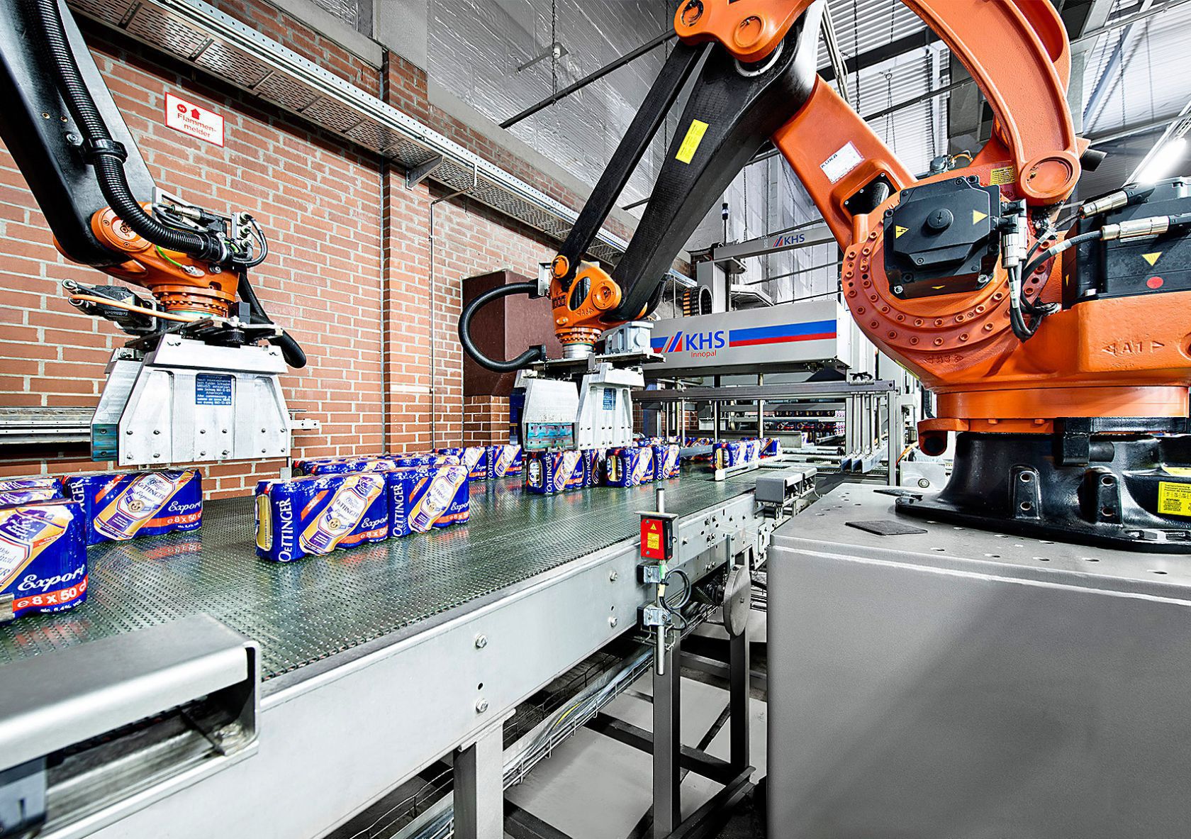 Gantry palletizer - Innopal PB1NF - KHS GmbH - layer / low level infeed ...