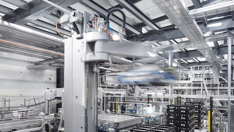 Palletizing robot - RS3 - KHS GmbH - SCARA / 3-axis / depalletizing