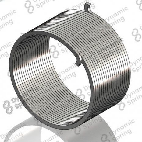 Torsion spring - Dynamic Spring Co., Ltd - spiral / steel / stainless steel