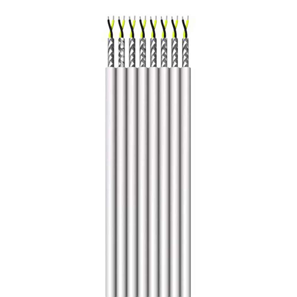 Flat electrical cable - 8x(LIYC 2x0,14)-Y FLAT - Metrofunk Kabel-Union ...
