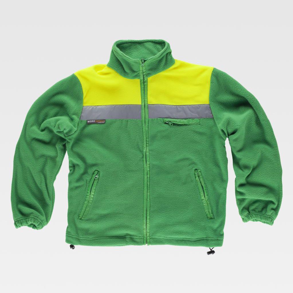 High-visibility jacket - C4030 series - WORKTEAM - work / cold weather ...