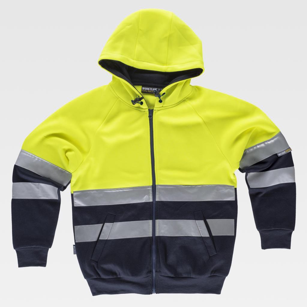 Work sweatshirt - C9036 series - WORKTEAM - high-visibility / cold ...