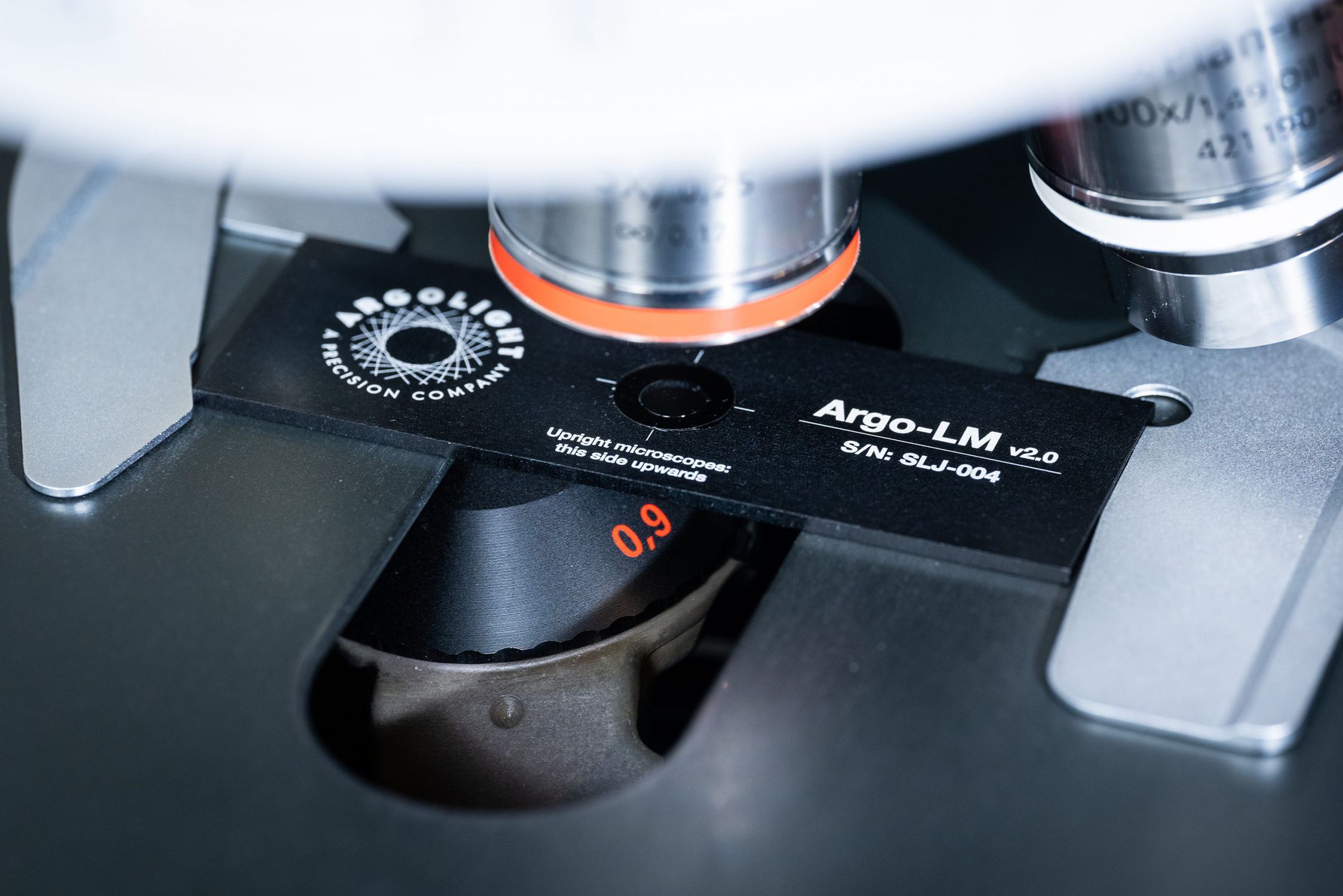 Calibration microscope slide - Argo-LM V2 - Argolight - fluorescence