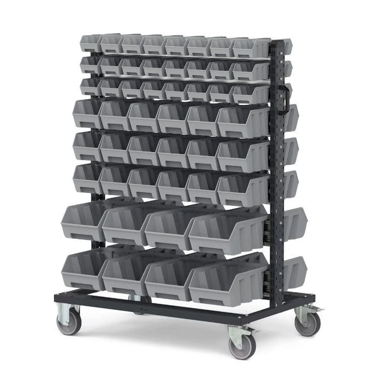 Order-picking cart - BINCART1062 - Ricomi srl - for bins / with swivel ...