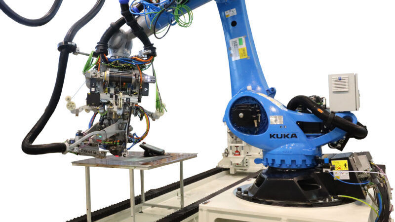 Robotic fiber placement machine - Discovery - Mikrosam