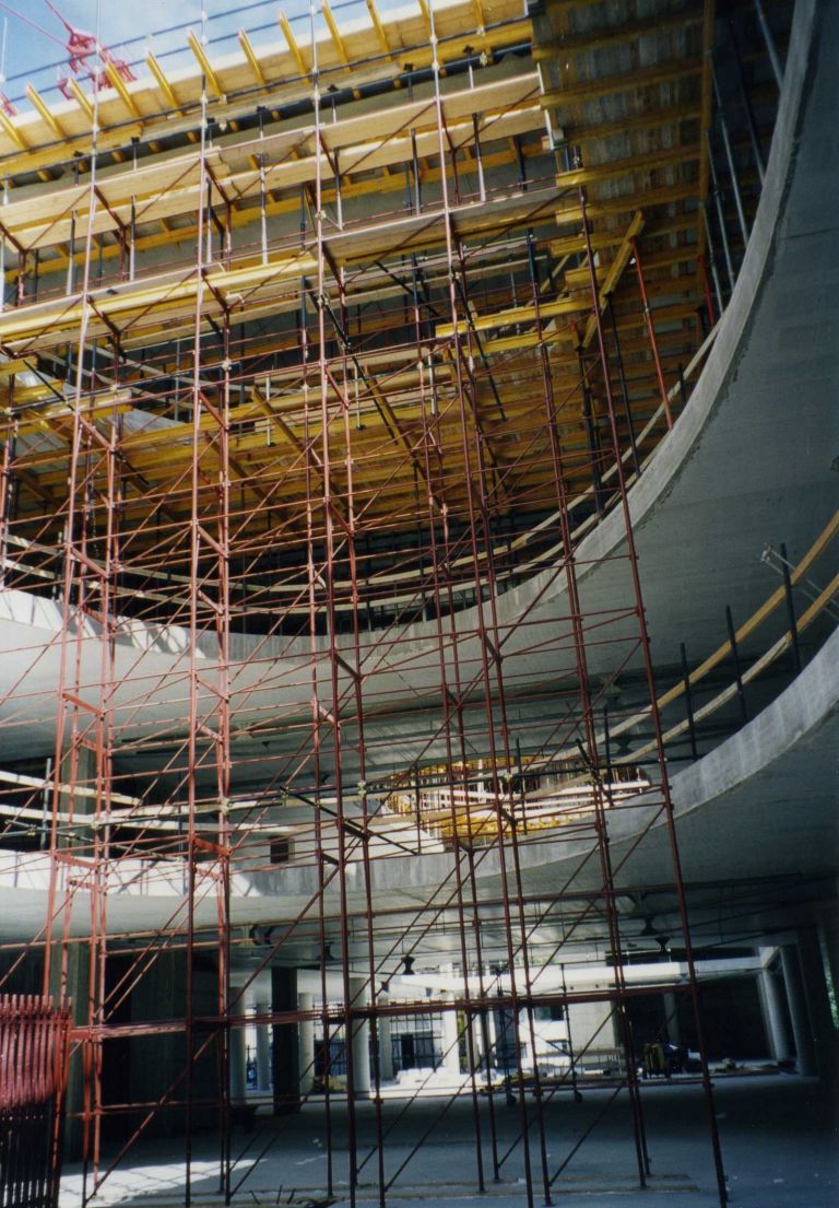 Fixed scaffolding tower - CSC SRL - facade / modular