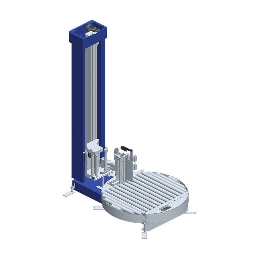 Turntable stretch wrapping machine - AV 300 - OFFICINA MECCANICA ...