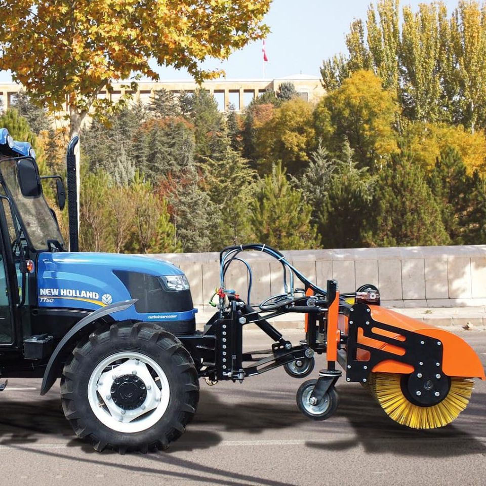 Vehicle-mount sweeper - EOW - hydraulic / outdoor