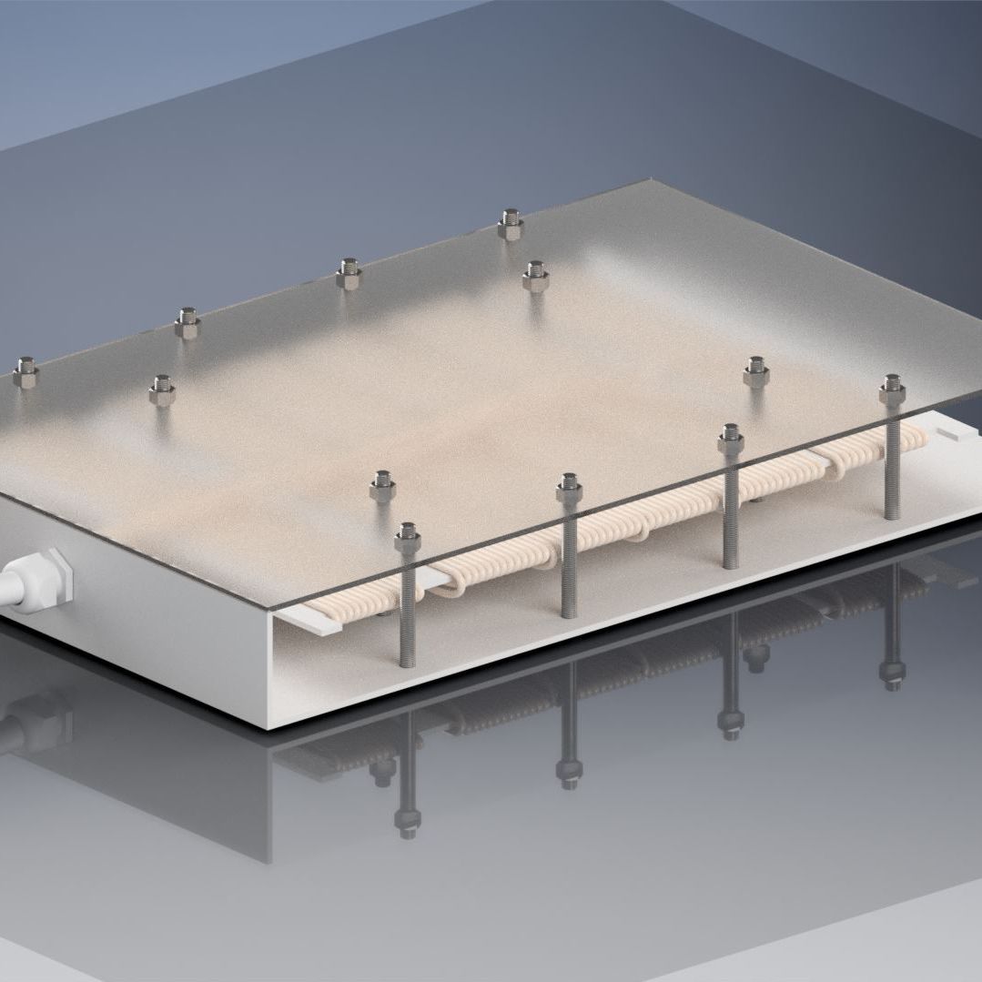 Panel heating element - CRC PROGETTI SRL - PTFE / for fluid preheating ...