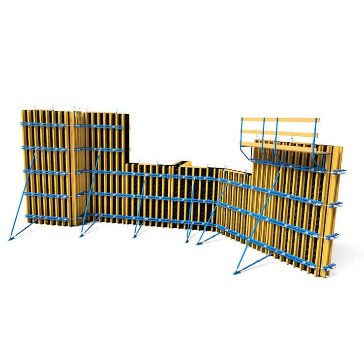 Circular column formwork system - Woodset Wooden - URTIM - wall / steel