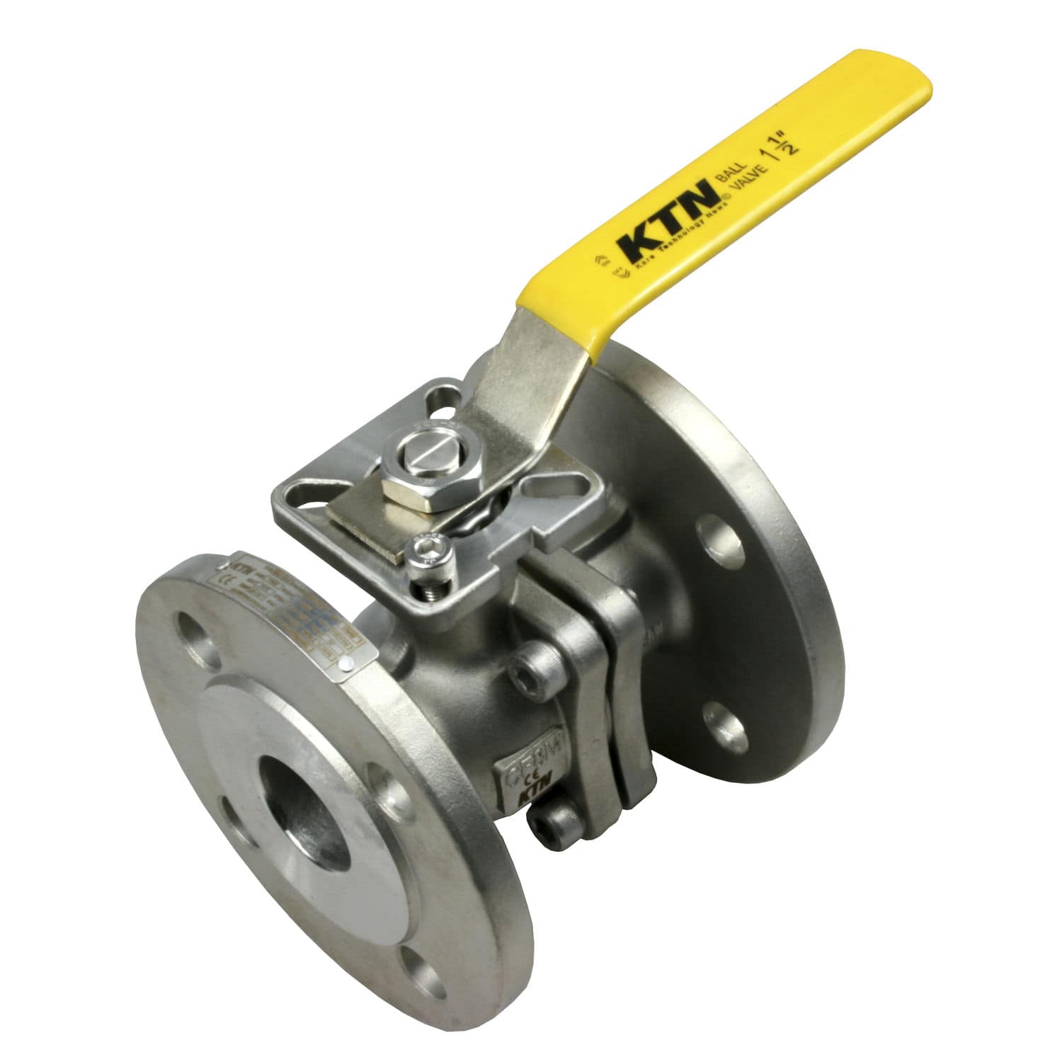 2-piece valve - 1212 - KTN - ball / lever / stop