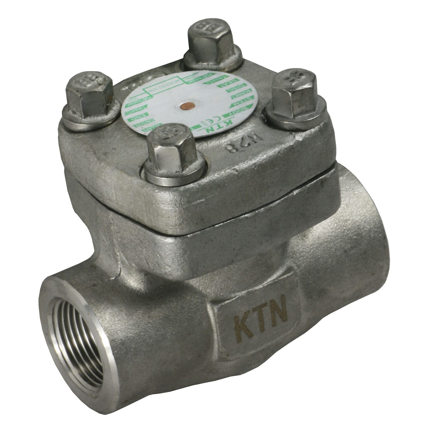 Threaded check valve - 514/544 - KTN - swing / stainless steel