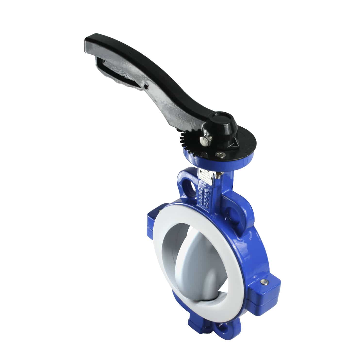 Butterfly valve - 266IT - KTN - lever / with handwheel / for wastewater