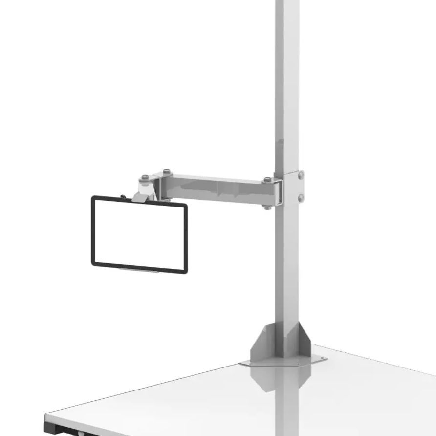 Display support - SPEC series - Bulteau Systems - metal / adjustable ...