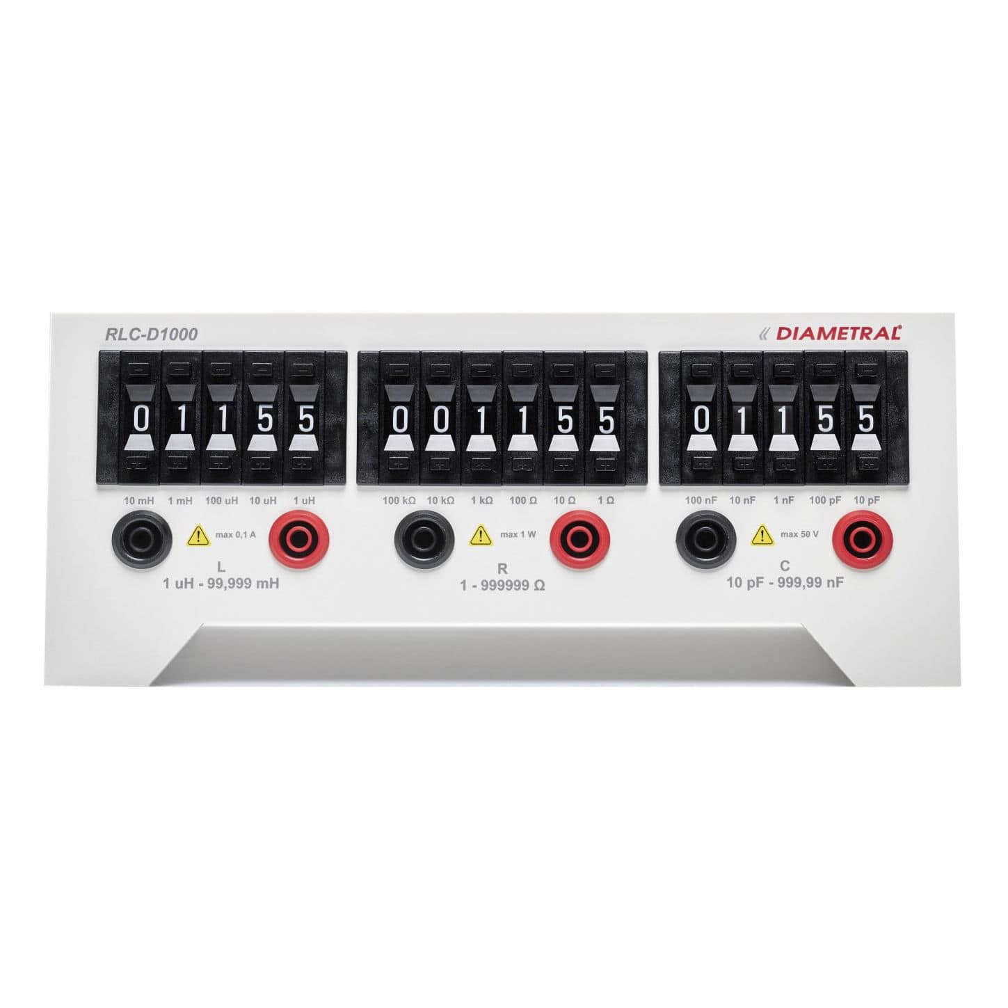 Capacitance decade box - RLC-D1000 - Diametral a.s. - for resistance