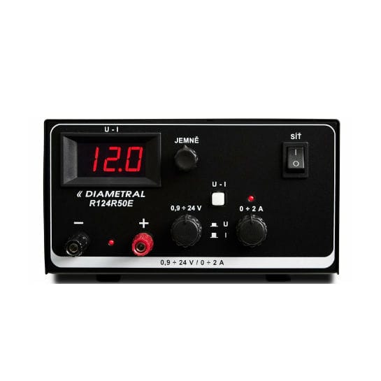 Tabletop power supply - R124R50E - Diametral a.s. - DC/DC / regulated / adjustable