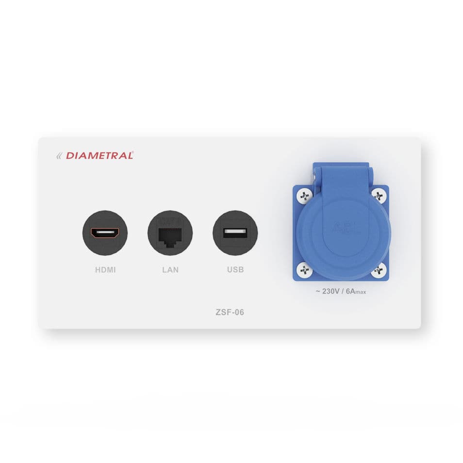 DC distribution panel - ZSF-06 - Diametral a.s. - AC / HDMI / USB