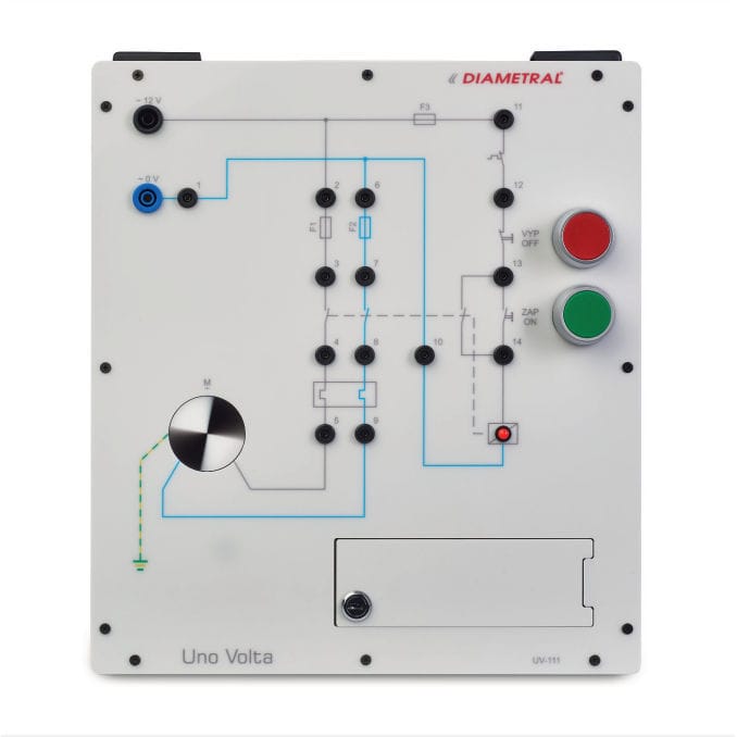 Electrical installation demonstration board - UV-111 - Diametral a.s.