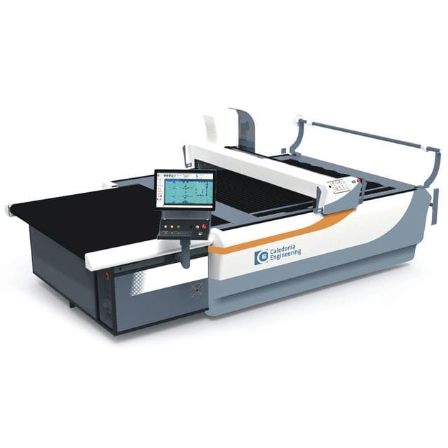 Sharp-knife cutting machine - I-CUT - Caledonia Group - for fabrics ...