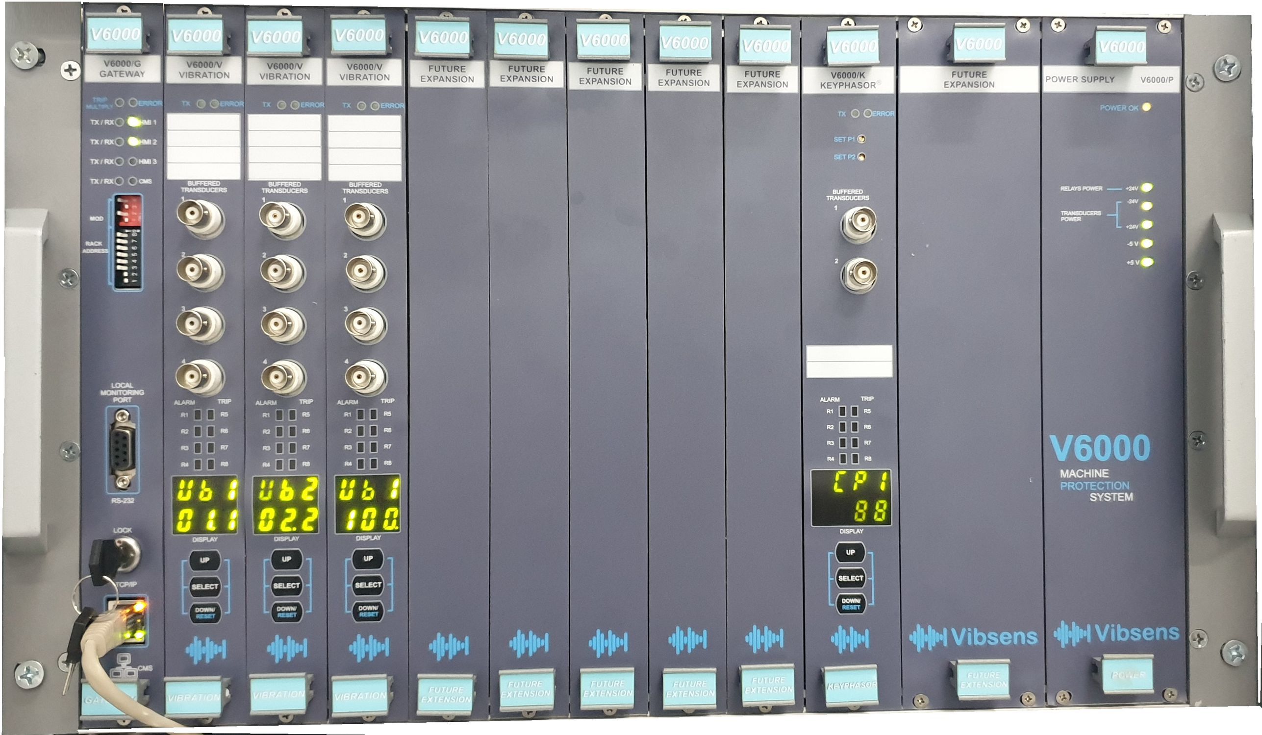 Machine protection monitoring system - V6000 - Vibsens - machine ...
