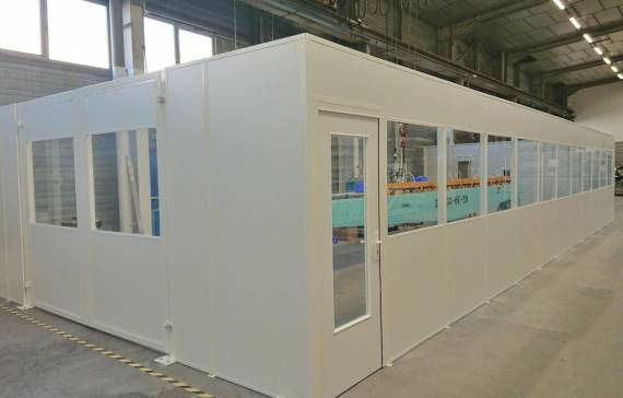 Workshop partition - AMGE INDUSTRIE - modular