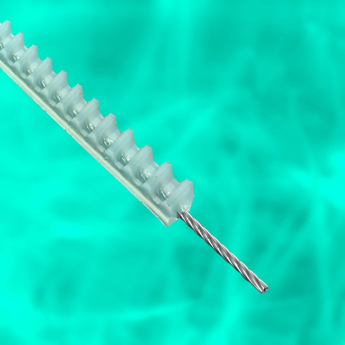 Straight-toothed gear rack - Asahi intecc - stainless steel / resin ...