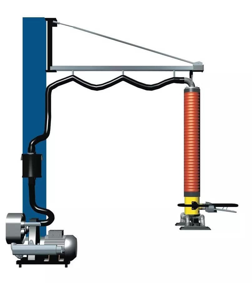 Cardboard box vacuum tube lifter - VEL160-2.5-STAND - Herolift - for ...