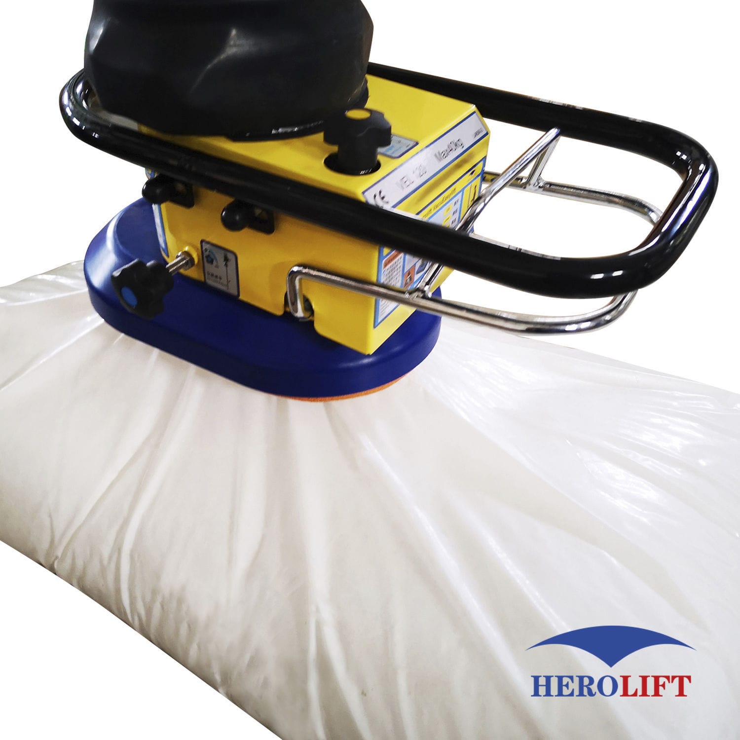 Cardboard box vacuum tube lifter - VEL120-2.5-STAND - Herolift - for sacks