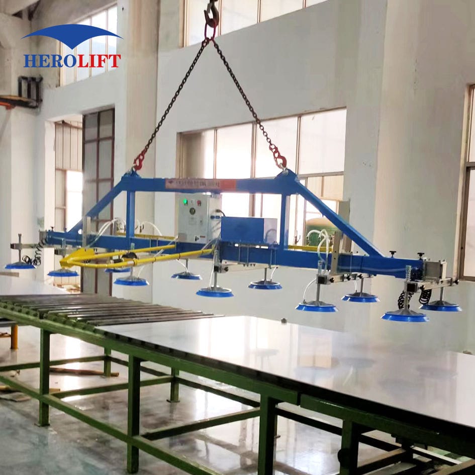 H-shaped vacuum lifting device - BLC2500-12-B - Herolift - for sheet ...