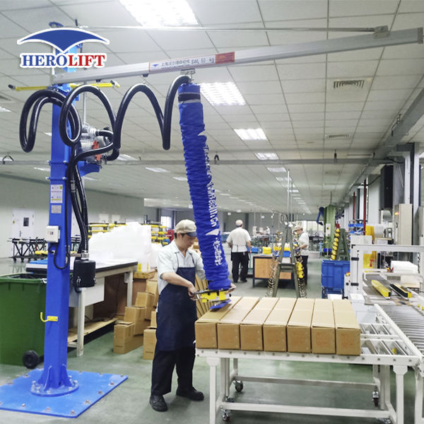 Cardboard box vacuum tube lifter - VE250-2.5-Std - Herolift