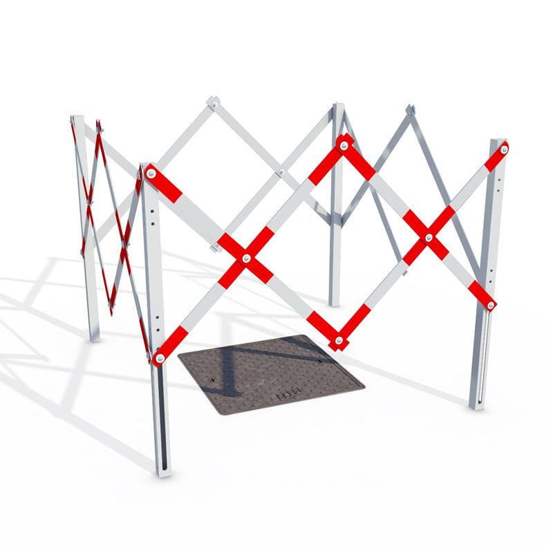 Access barrier - Accordion Barrier - Valifter - security / intervention ...