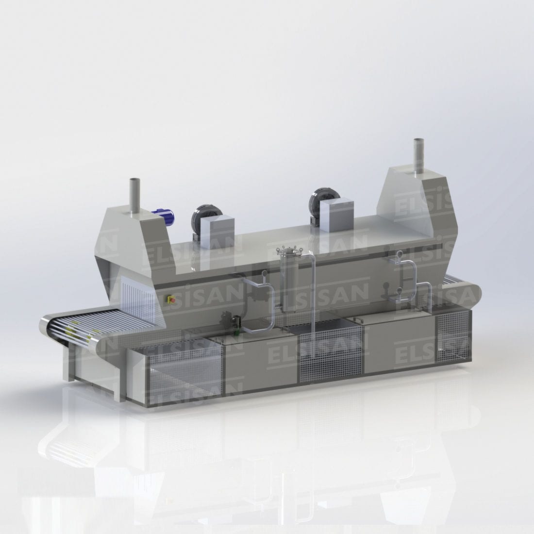 Spray washing machine - YBM series - Elsisan - automatic / automotive ...