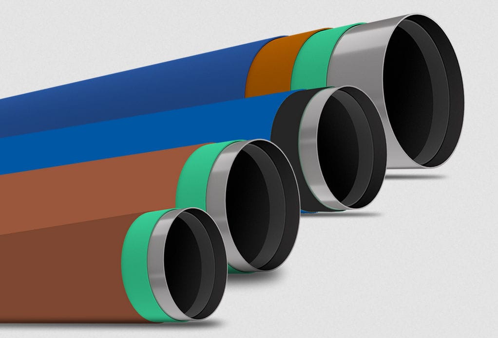 Gas pipe - Ultrabond series - PERMA PIPE - for oil / HDPE / process