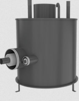 Steel manhole - PERMA PIPE - round