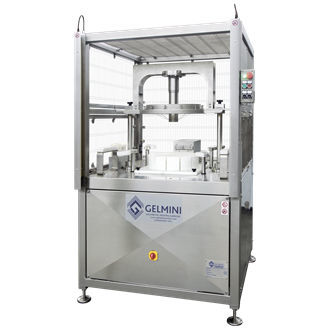 Semi-hard cheese cutting machine - DIKE BIG - Gelmini - blade / automatic