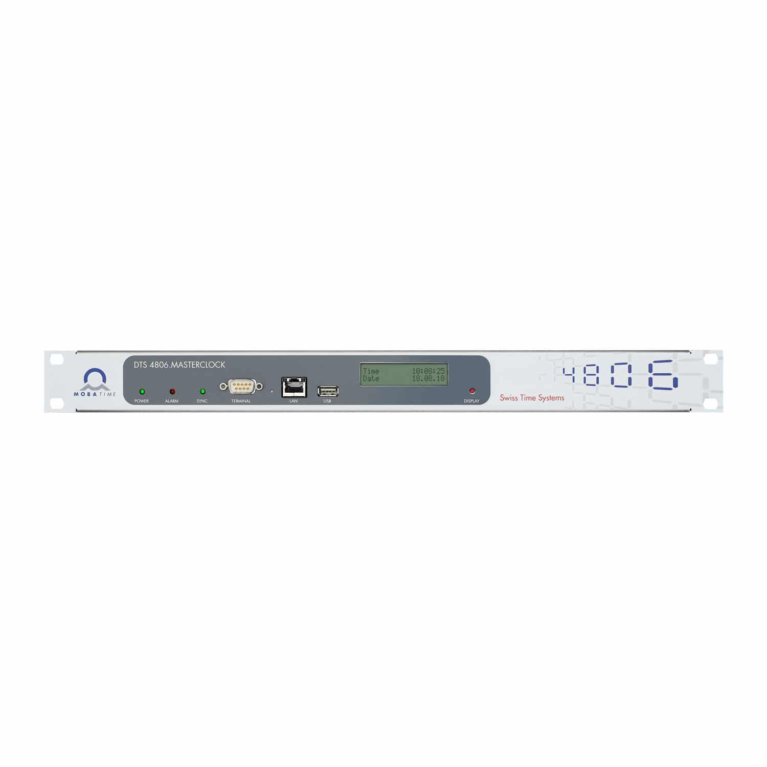 Master clock - DTS 4806 - MOBATIME Swiss Time Systems - GPS / slave / NTP