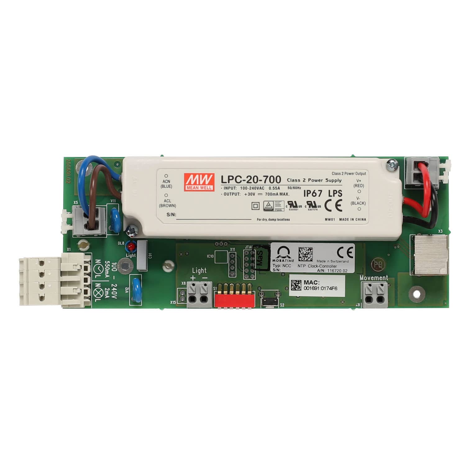 Clock controller module - DCC & NCC - MOBATIME Swiss Time Systems