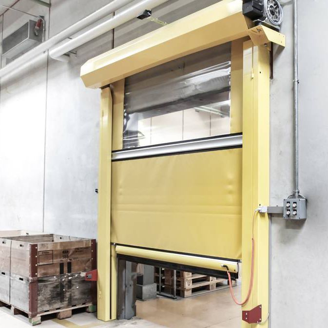 High-speed door - Gilgen Door Systems AG - roll up / PVC / glazed