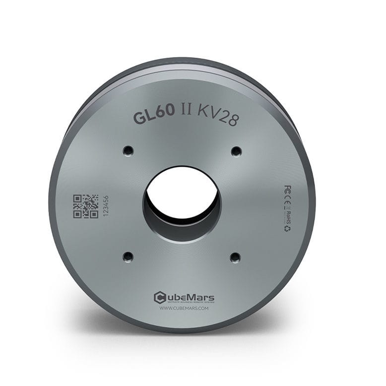 Brushless motor - GL60 II - CubeMars - DC / 16 V / hollow-shaft