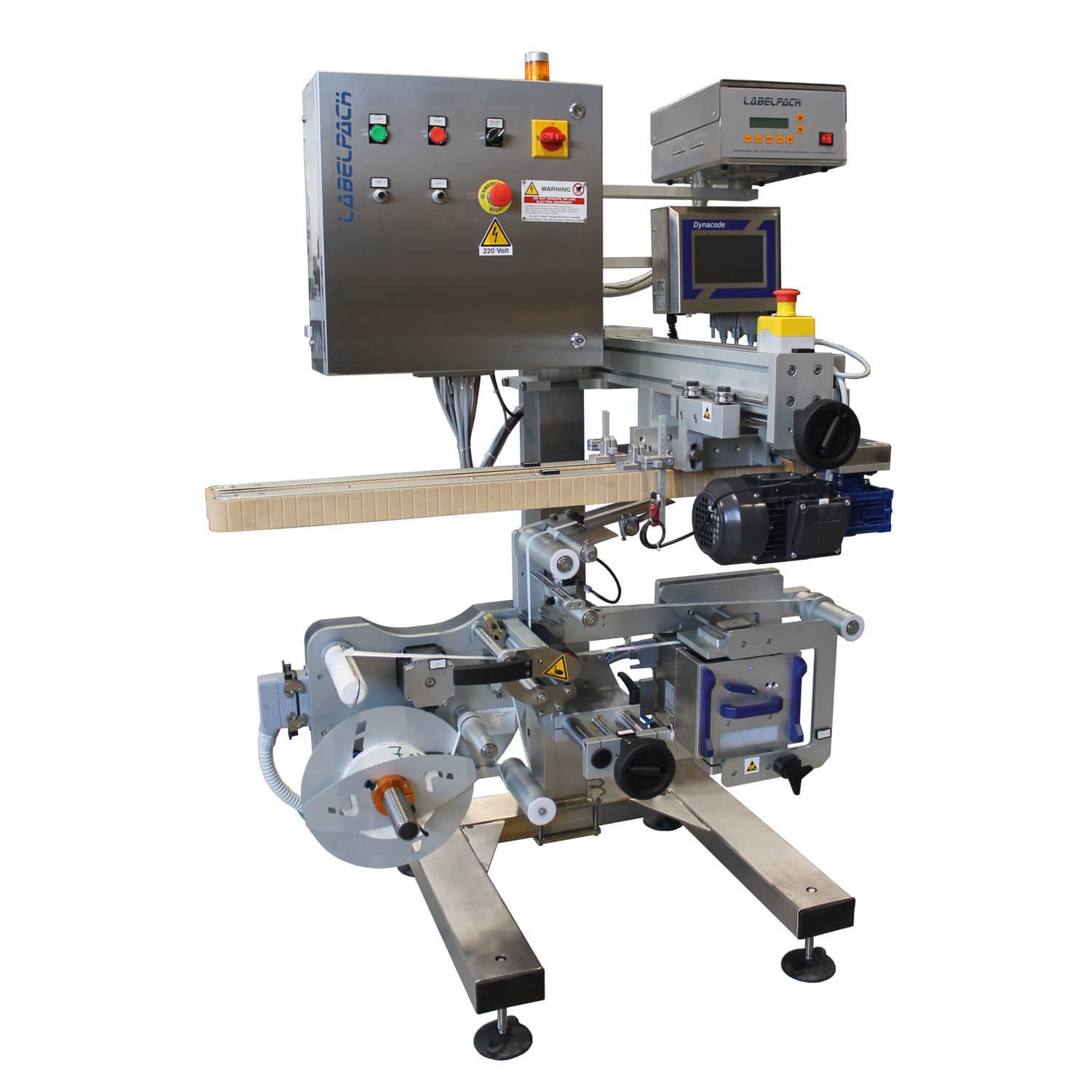 Compact labelling machine - COMPACT BS-L - LABELPACK - automatic / can / for boxes