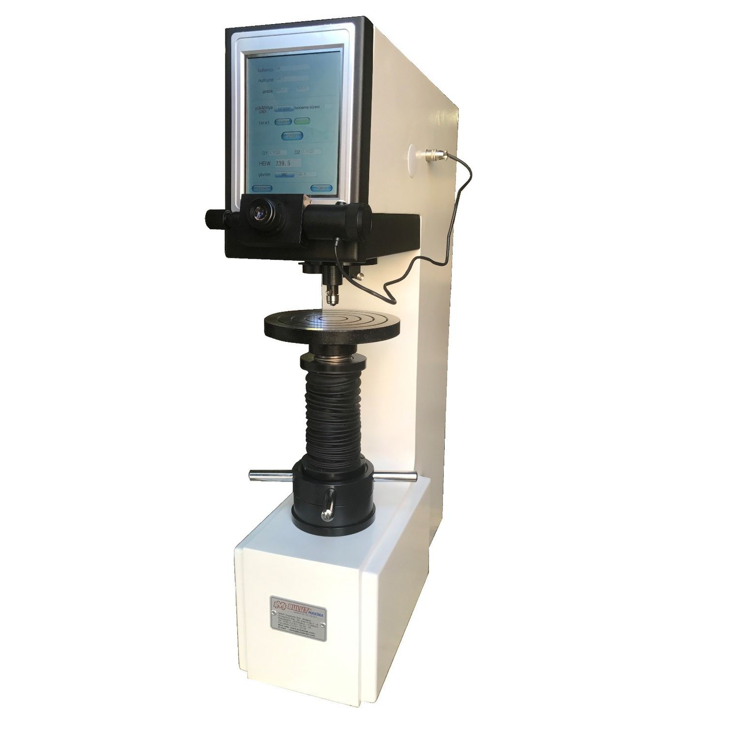 Brinell hardness tester - BMS 3000 OBLC - BMS BULUT MAKINA SANAYI ...