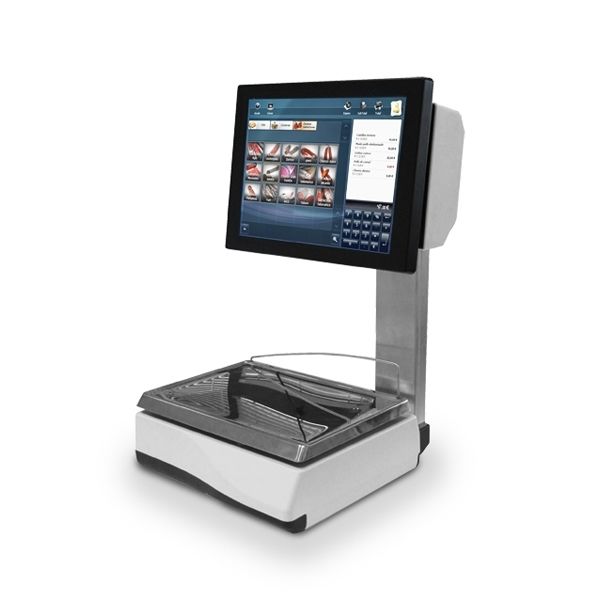 Commercial scale - EU - Barbal - digital / stainless steel / with printer