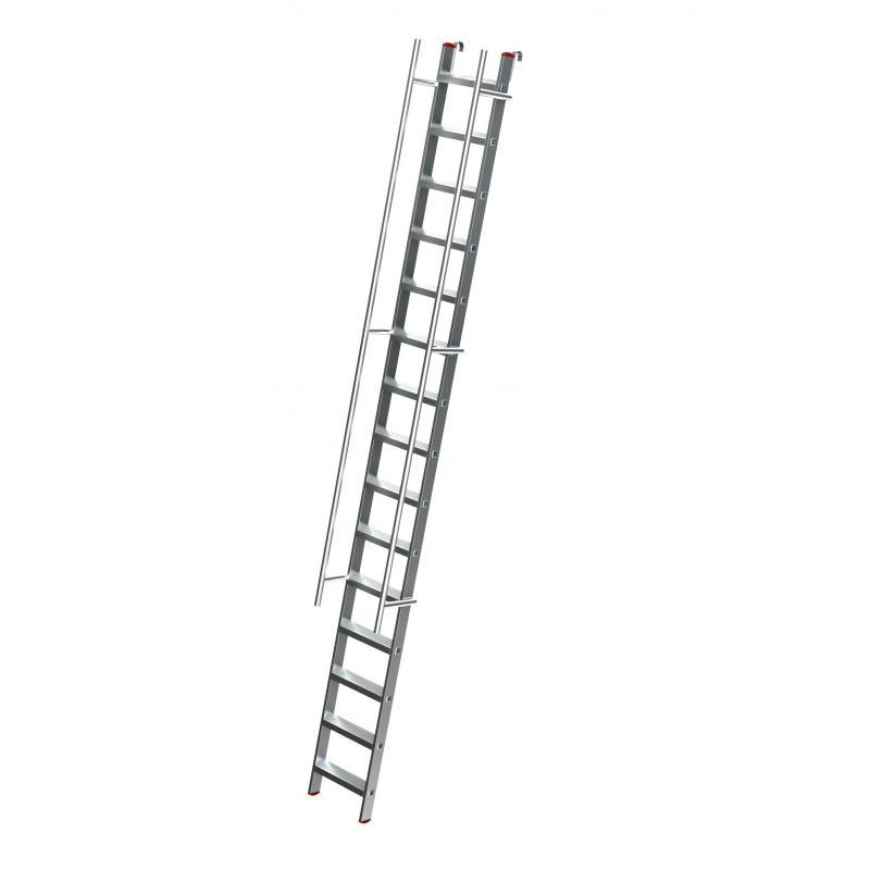 Aluminum ladder - SARAYLI LTD. STI. - single / folding
