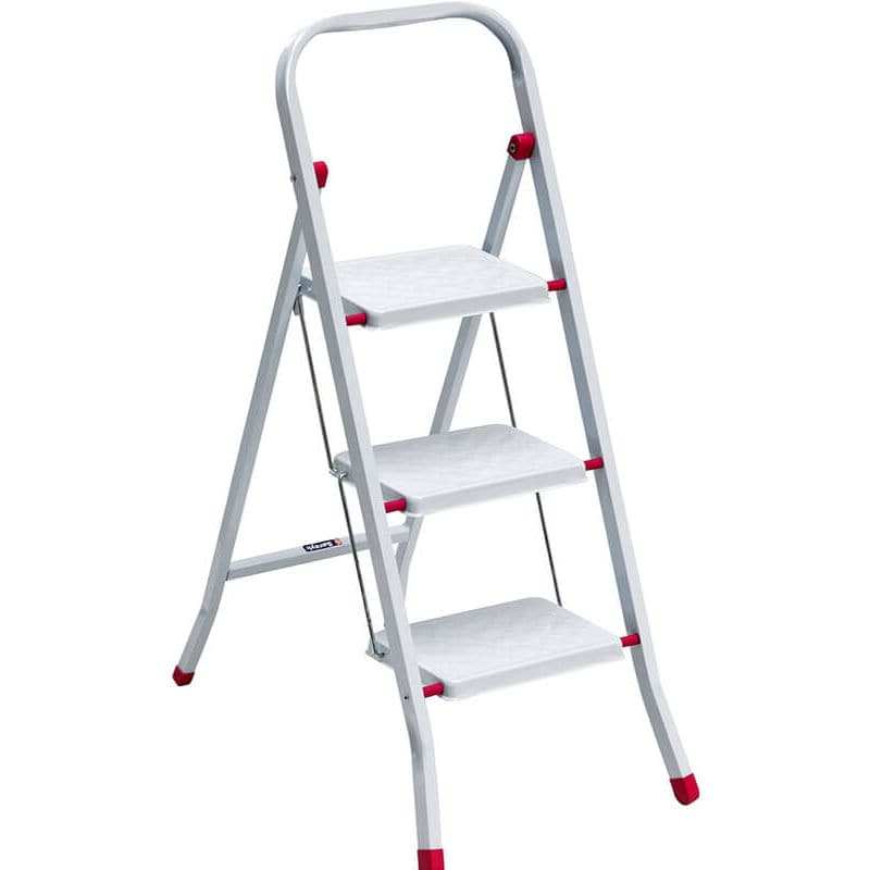 Portable step ladder - PRACTICAL METAL - SARAYLI LTD. STI. - aluminum