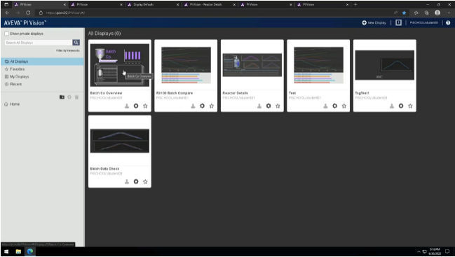 Analysis software module - AVEVA™ PI Vision™ - AVEVA Group plc ...