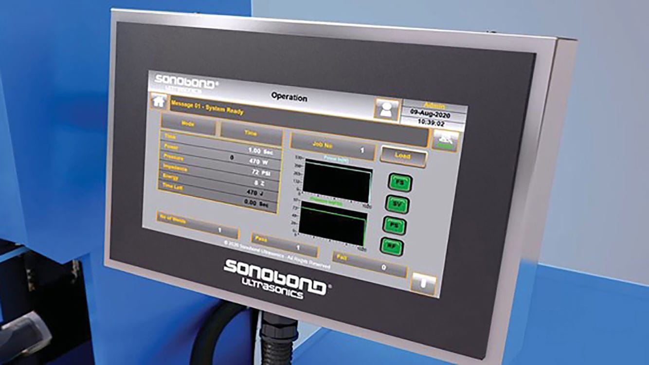 HMI with touch screen - Sonobond Ultrasonics - panel-mount / USB / for ...