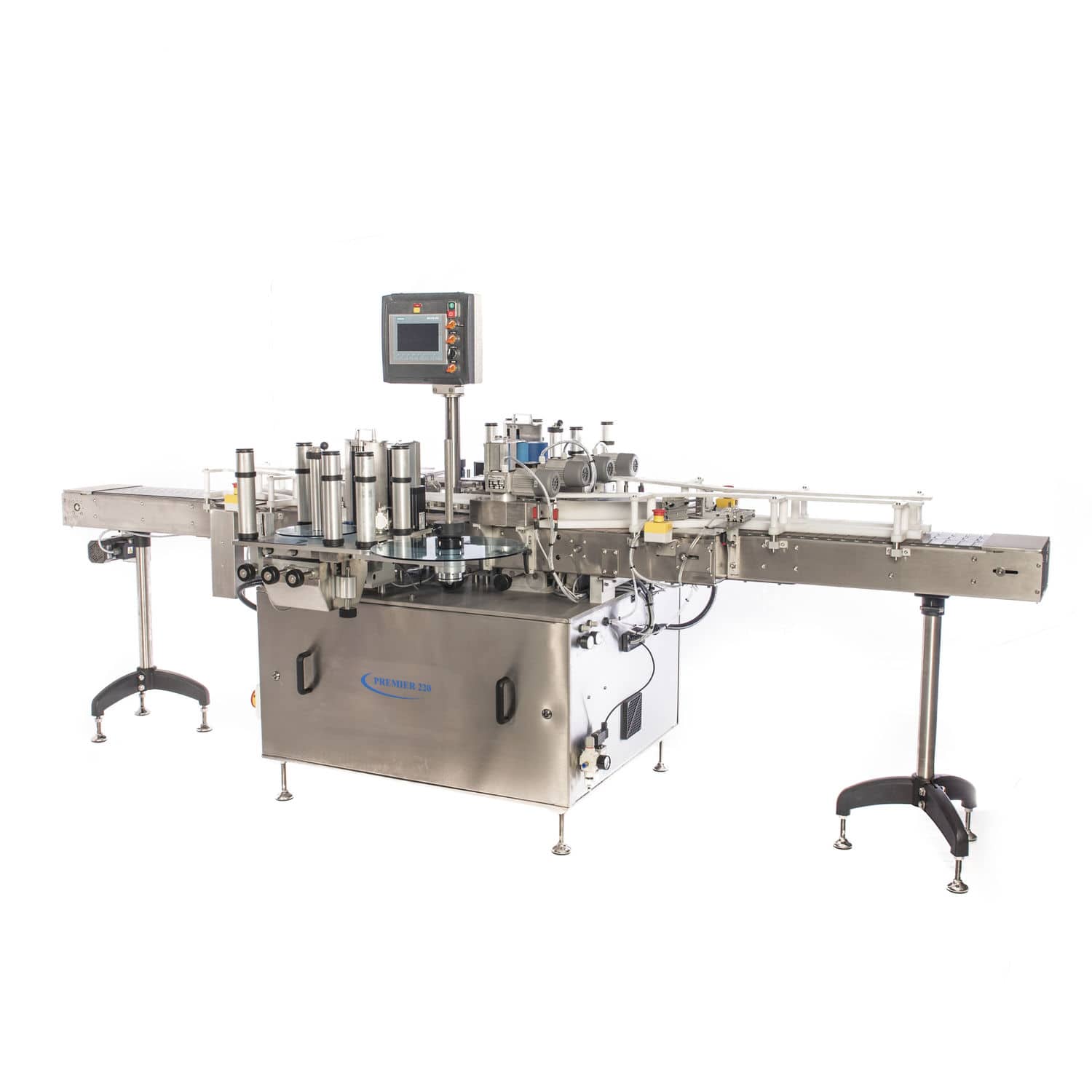 2-lanes labeler - P220 - Premier Labellers - automatic / for bottles ...