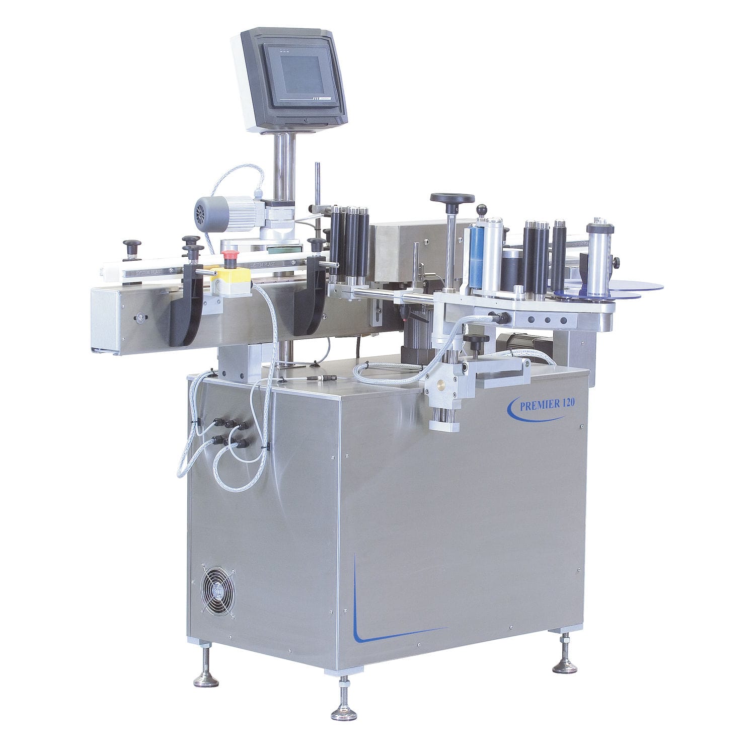 Automatic labeler - P120 Mini-Wrap - Premier Labellers - wrap-around ...