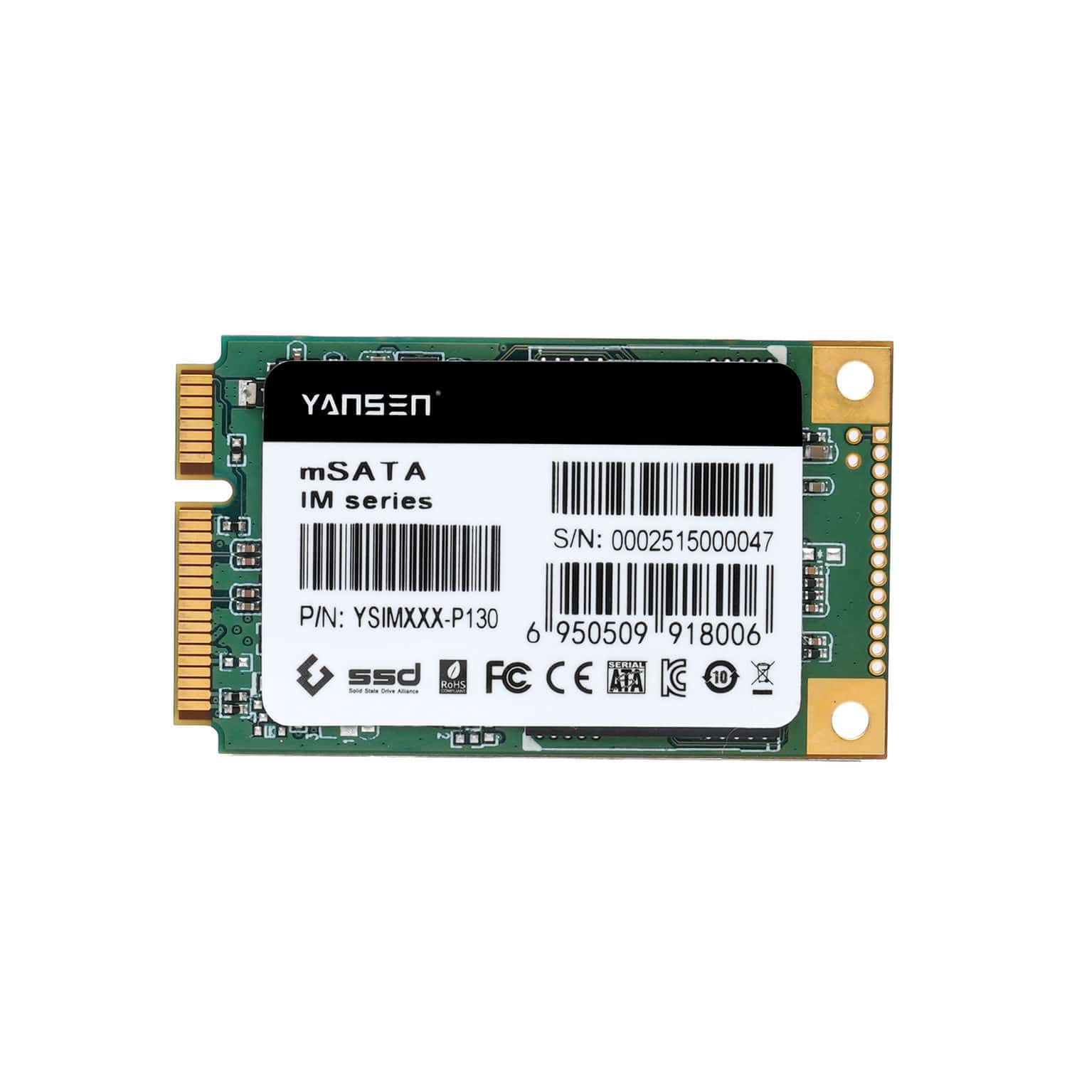 SATA III SSD - YSIMXXX-P130 - KingSpec - internal / mSATA