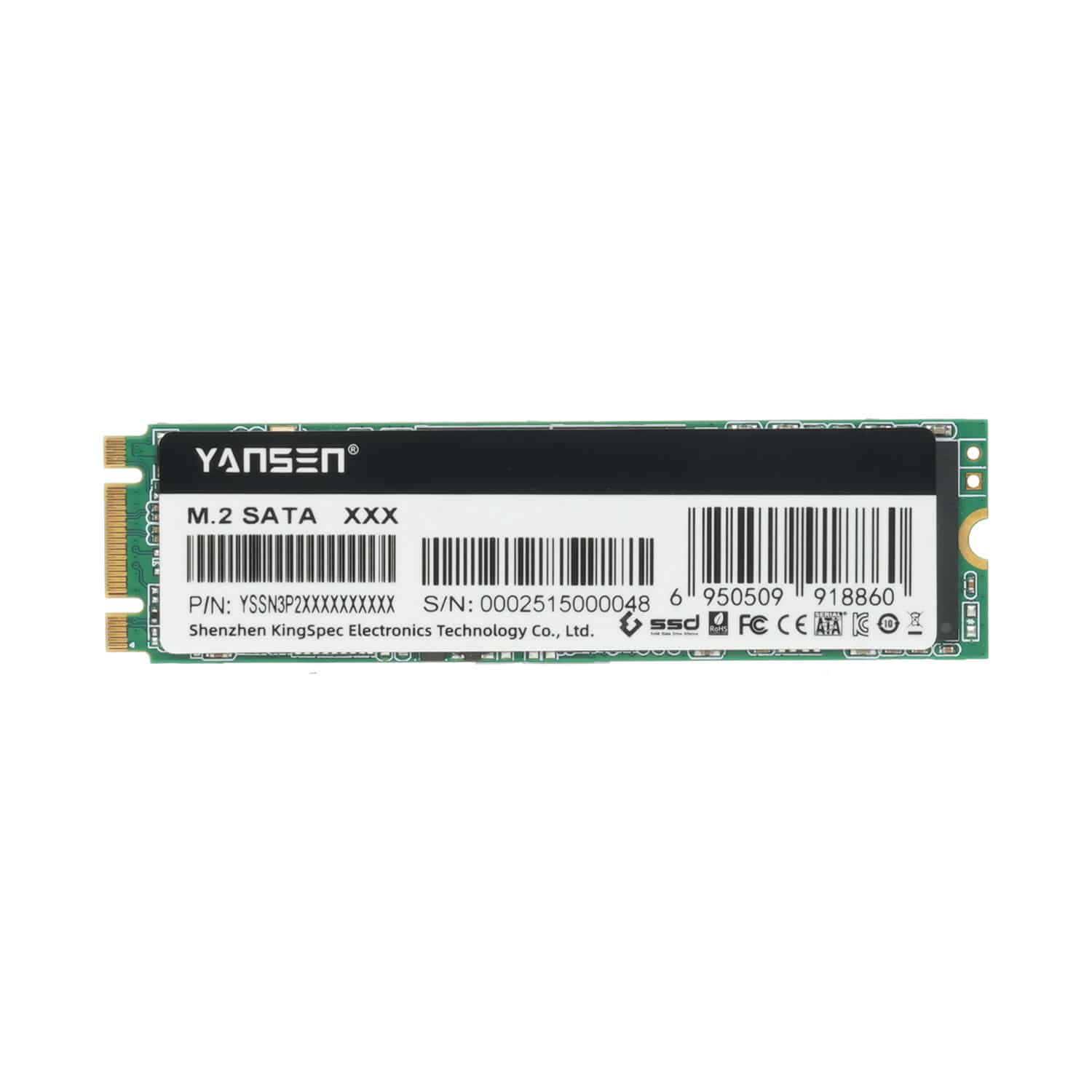 SATA III SSD - YSSN3P2YT series - KingSpec - internal / M.2